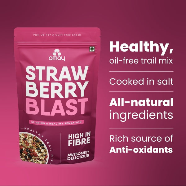 Strawberry Blast, 80g (4pcs) - Omay Foods