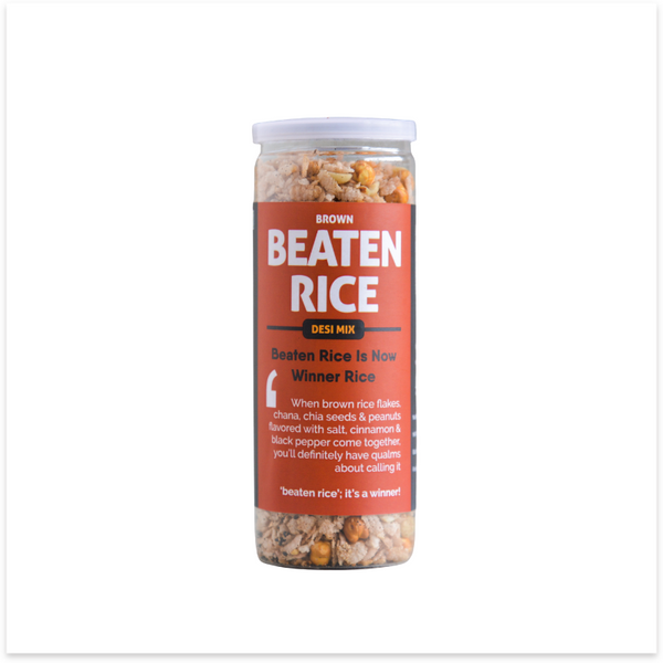 Beaten Brown Rice - Desi Mix - Omay Foods
